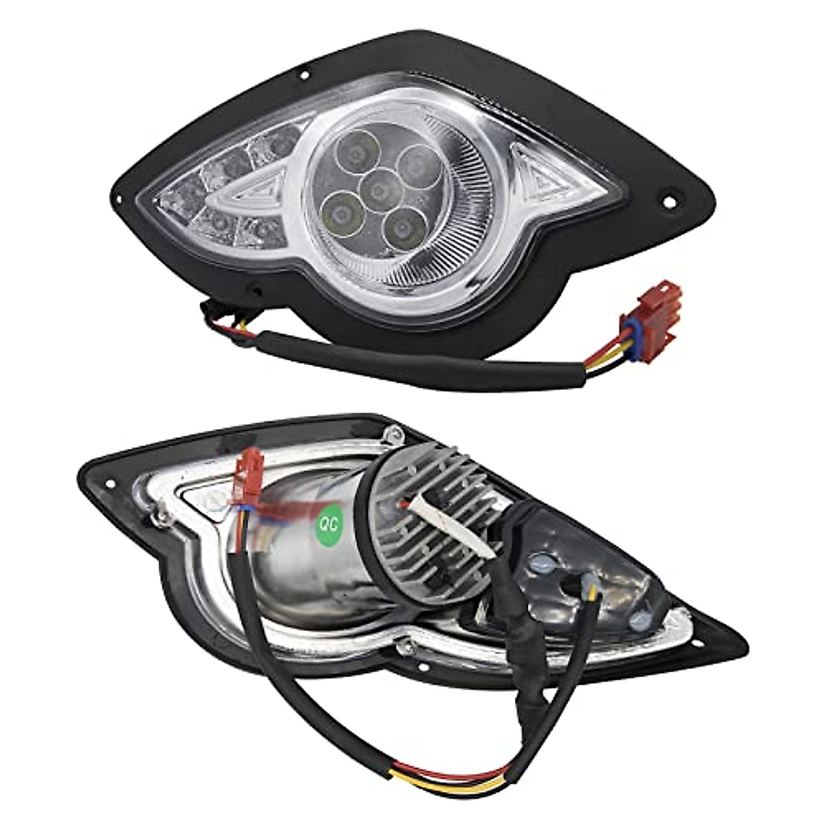 Drive-up Golf Cart LED Light Kit for Yamaha G29 2007-2016 Gas or Electric Models Deluxe Yamaha Headlights Tail Lights (12 Volt)