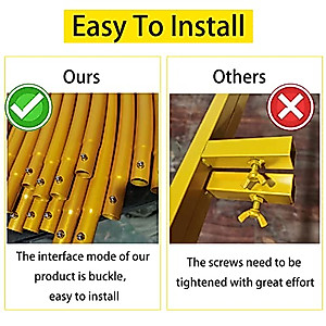 7.8ft Round Backdrop Stand Circle Balloon Arch Frame Kit Decoration with Table Stand Large Size Metal Golden Circle for Baby Shower Wedding Birthday Party Photo Background Decoration (Gold)