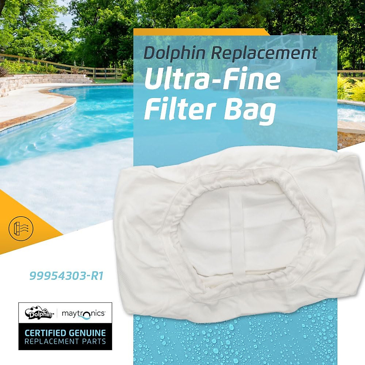 Dolphin Genuine Replacement Part — Commercial Filter Bag — 99954303-R1