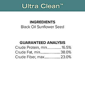 Blue Seal Premium Black Oil Sunflower Wild Bird Seed - High in Fat and Protein - 4 Pound Bag