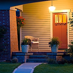 Feit Electric A19/BUG/LED Outdoor Bug Light 60-Watts Equivalent Non-Dimmable LED Light Bulb, E26 Medium Base, Yellow, Pack of 1