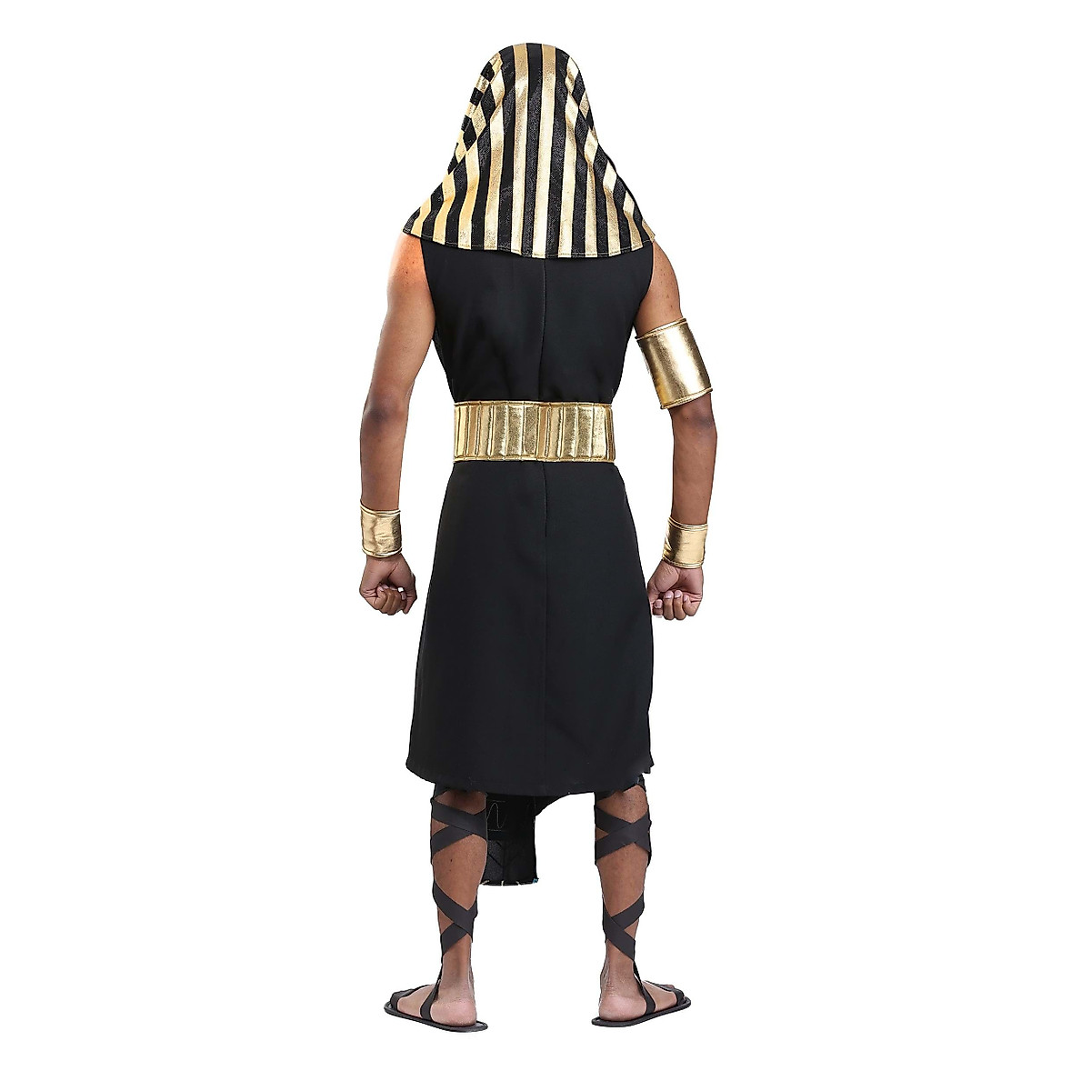 Fun Costumes Dark Pharaoh Costume - Plus Size Adult Egyptian Outfit - 2X - Black
