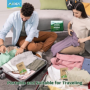 AIDEA Laundry Detergent Sheets, Fresh Scent-(60 Loads) 30 Sheets, Laundry Sheets Detergent, No Plastic Jug, Lightweight & Easy To Use For Travel, Apartments, Dorms