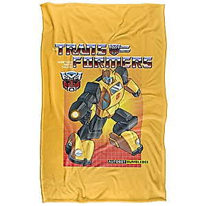 Transformers Bumblebee Silky Touch Super Soft Throw Blanket 36" x 58"