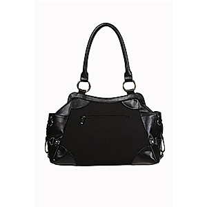 Lost Queen Stand Still Handbag Woven Pentagram Gothic Alternative Purse Bag