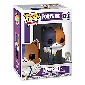 Funko Pop! Games: Fortnite - Meowscles (Bundled with Pop Box Protector Case)
