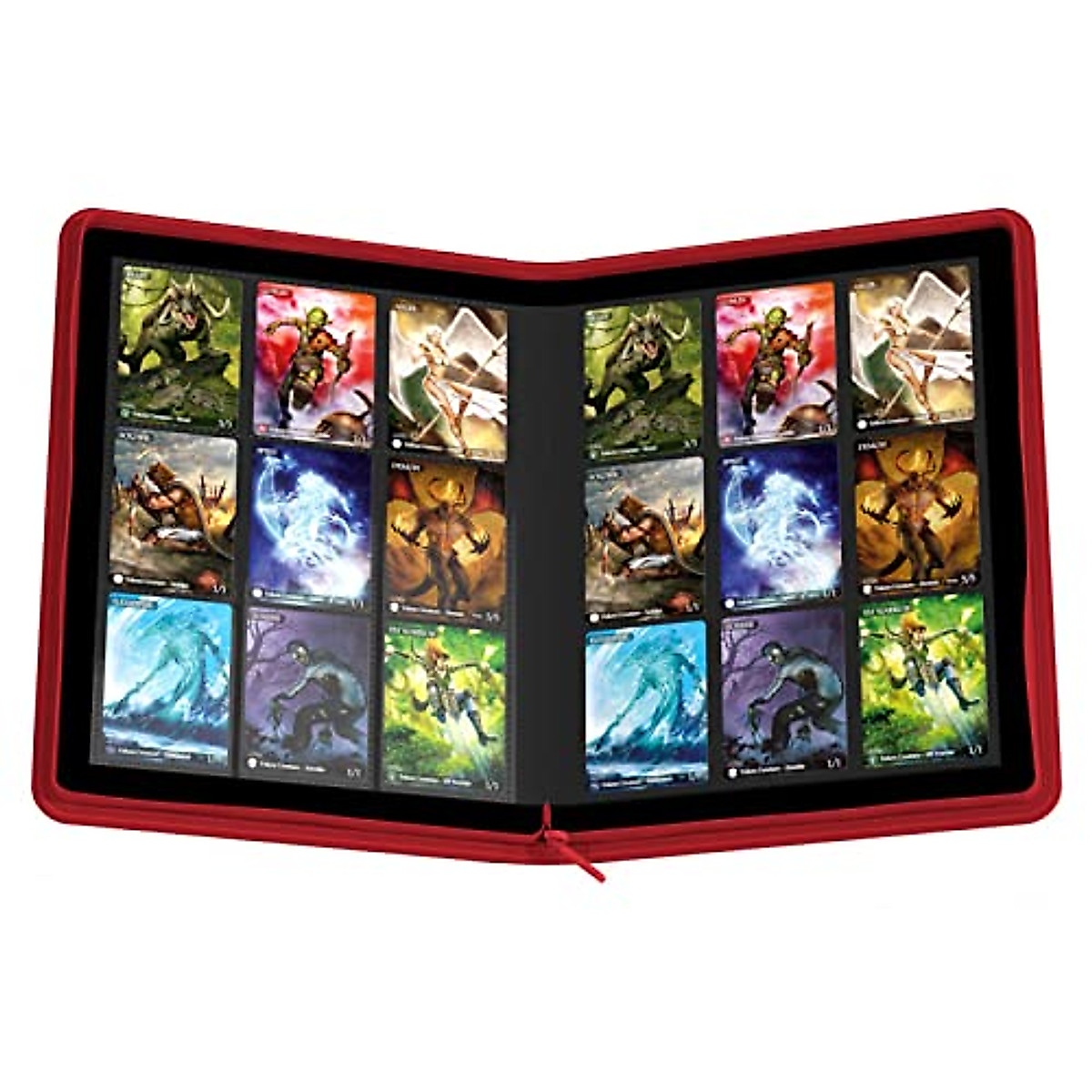 Ultimate Guard Zipfolio 360 – 18 Pocket Xenoskin Red