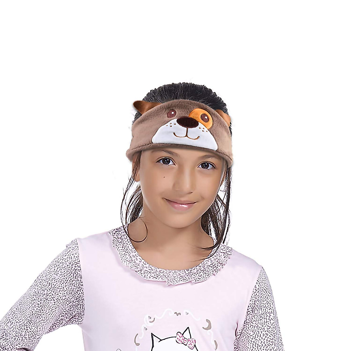 Contixo H1 Kids Headphones, 85dB Volume Limiting with Adjustable Speakers Soft Children Fleece Headband Toddler Headphones for Home and Travel - Animal Character Design, (Dog)