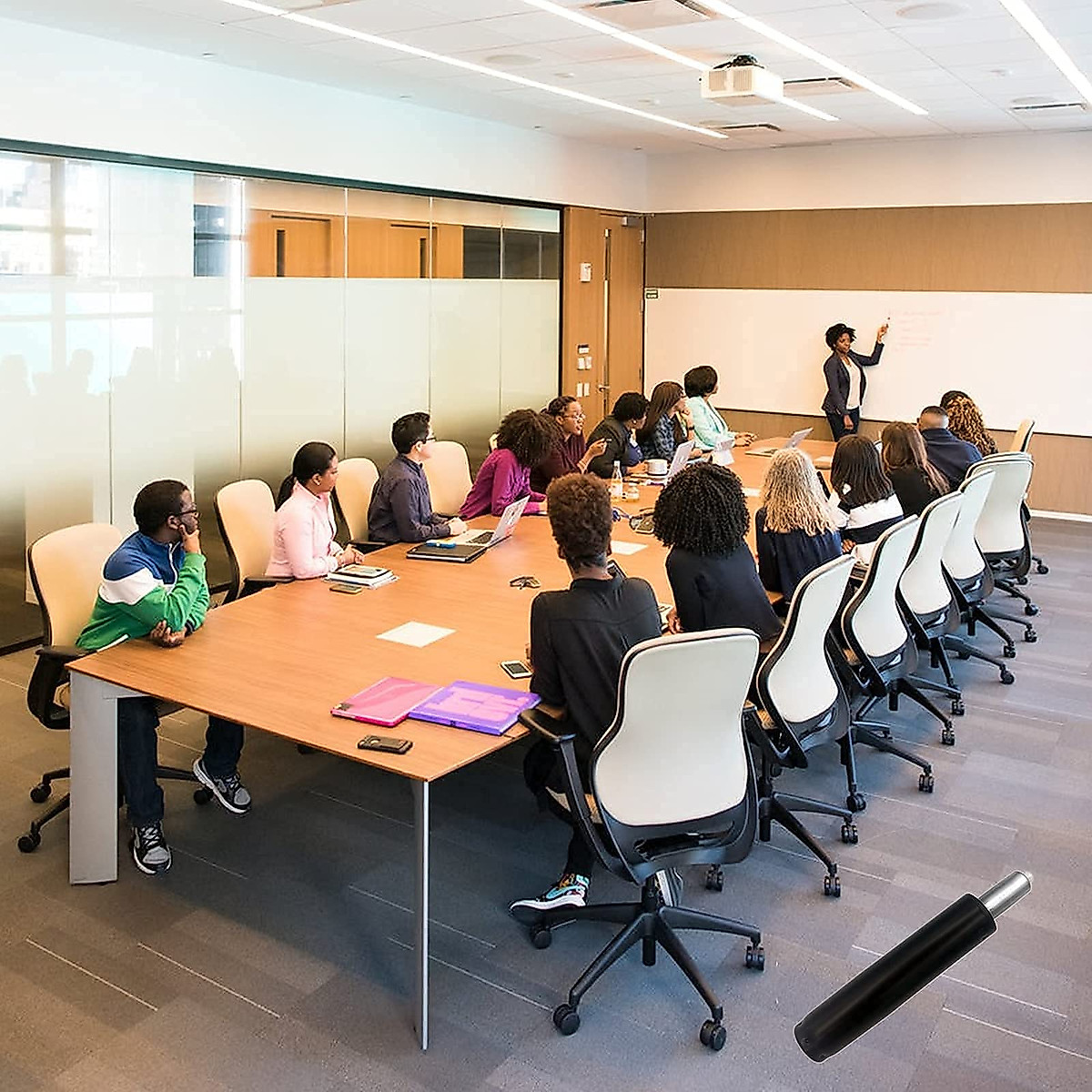 Kinchoix 5'' Gas Lift Cylinder Office Chair Gas Lift Cylinder Replacement Pneumatic Shock Heavy Duty 450 lbs for Office Desk Chairs Gaming Chair Universal Size