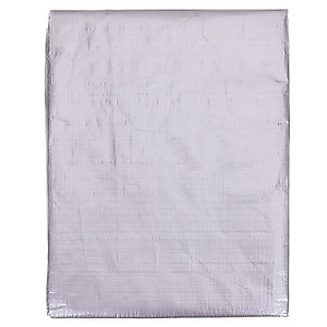 Kotap 6 x 10 Ft. Heavy-Duty Protection/Coverage Tarp, Superior Weave for Greater Longevity, 10-mil Multi-Use, Waterproof, TRS-0610, Silver (1-Pack)