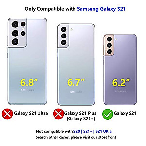 JIAXIUFEN Galaxy S21 Case Gold Sparkle Glitter Marble Slim Shockproof TPU Soft Rubber Silicone Cover Phone Case for Samsung Galaxy S21 5G 6.2 inch 2021 Pink Purple