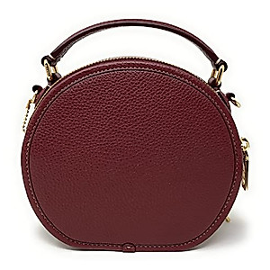 COACH Womens Canteen Crossbody Handbag In Leather (IM/Wine Multi With Snoopy Lights Motif)