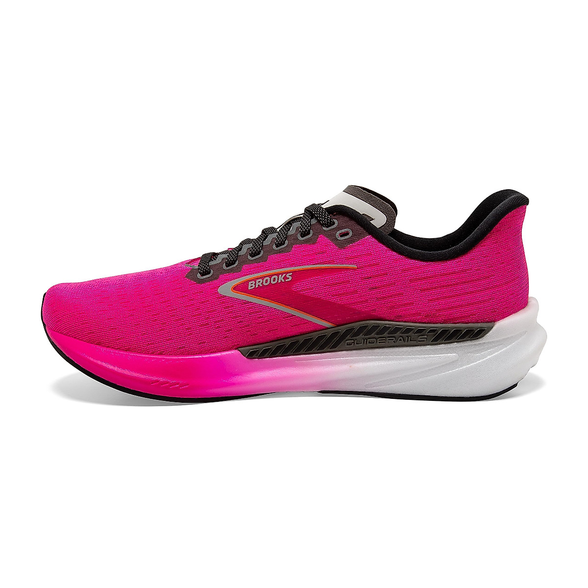 Brooks Women’s Hyperion GTS Supportive Running Shoe - Pink Glo/Green/Black - 8.5 Medium