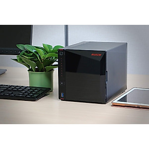 Asustor AS5304T - 4 Bay NAS, Intel Celeron Quad-Core, 2 2.5GbE Ports, 4GB RAM DDR4, Gaming Network Attached Storage, Personal Private Cloud (Diskless)