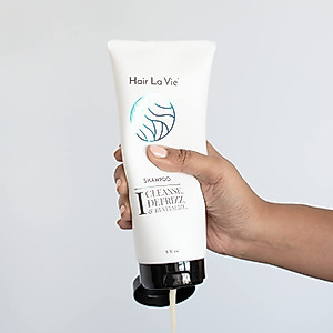 Hair La Vie Shampoo + Mask & Deep Conditioner | with Coconut Oil, Argon Oil, & Keratin | for Curly, Straight, Dry or Heat Damaged Hair
