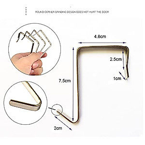 Shoe Organizer Hanging Over the Door, 24 Large Mesh Pockets behind Door Shoe Holder for Bedroom Closet with 4 Hooks (Grey)