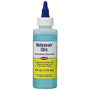 Zoetis Nolvasan Otic Cleansing Solution, 4-Ounce
