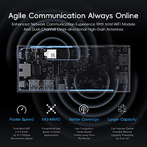 MeLE Fanless Mini PC Stick PCG02 Pro N5105 8GB/128GB Windows 11 Pro WiFi5 USB PD3.0 Micro Computer Stick Dual HDMI 4K Gigabit Ethernet BT5.1 Small PC on Business Office Industrial IOT Media Home