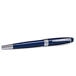 Cross Bailey Blue Lacquer Fountain Pen with 6 Refill Gift Box