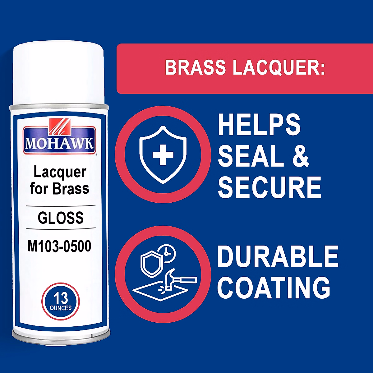 Mohawk Lacquer for Brass Gloss M103-0500