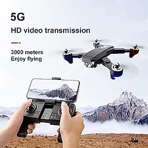 RKSTD RC Drone With Camera - Fpv Adult Beginner Remote Control Drone, One Button Takeoff/Landing, Gravity Sensor, Gesture Control, 3D Flip, Voice Control, HD Kids RC Drone, Holiday Gift