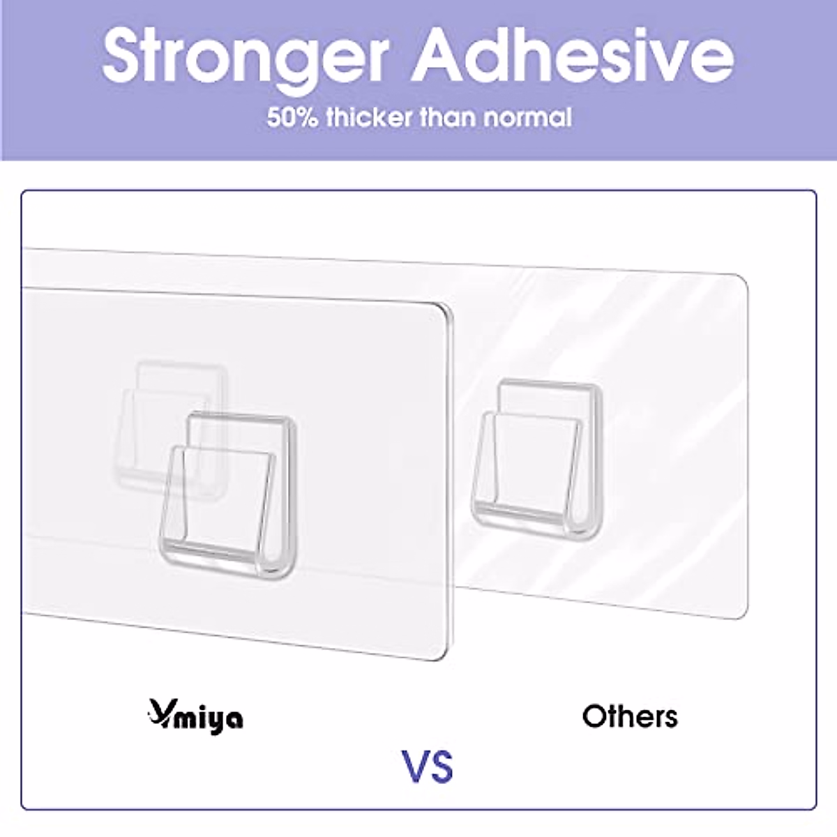 Vmiya 5 Pack Shower Caddy Adhesive Replacement Shower Adhesive Strips Shower Caddy Shelf