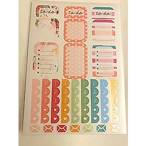 Pen+Gear planner refill 4 sticker sheets calendar to do list 146 stickers