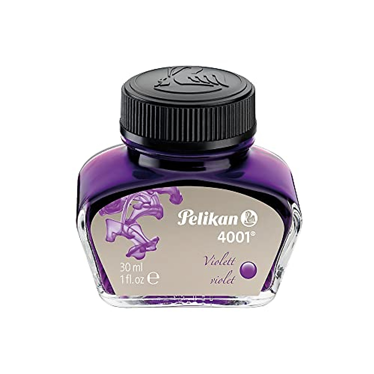 Pelikan 4001 Bottled Ink for Fountain Pens, Violet, 30ml, 1 Each (311886)