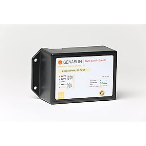Genasun GVB-8-Pb-24V-WP, 8A (Input) Waterproof Voltage Boosting MPPT Solar Charge Controller for 24V Lead-Acid Batteries