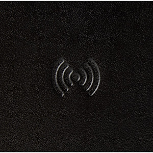 TUL® Wireless/Wired Charging Discbound Notebook, Leather Cover, Letter Size, Black