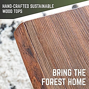 PIPE DECOR RESTORE Wood for Console Table Top or Bench 48 in. x 16 in. x 1.25 in. Reclaimed Ponderosa Pine Wood in Sunset Cedar Stain