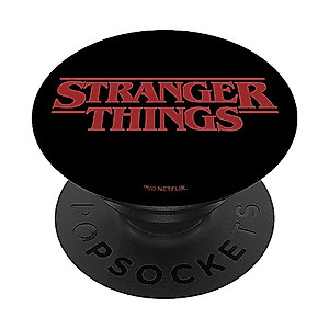 Stranger Things Basic Text Logo PopSockets Standard PopGrip