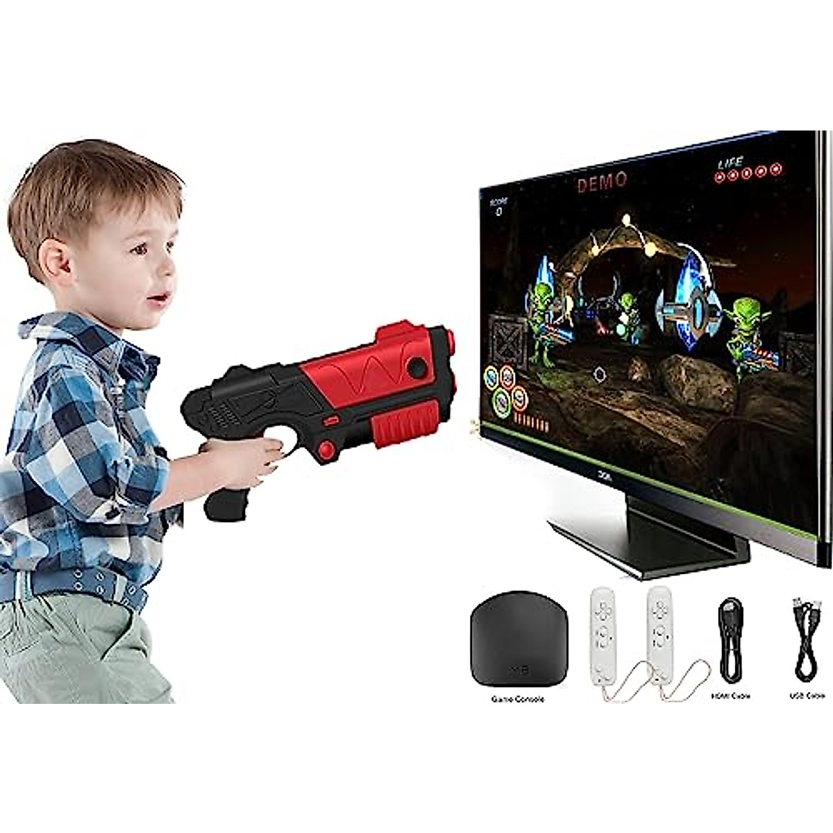 TV Game Console,Retro Video Games Console for Kids Adults Built-in Classic TV Games Console Support TV HDMI Output ,2 Handheld Wireless Game Controllers,Birthday Xmas Gift for Boys Girl 4-12