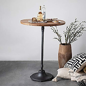 Creative Co-Op Woven Cotton Blend Lumbar Variegated Grey Yarns & Tassels, Cream Color Pillow, 1 Count (Pack of 1)