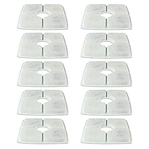 PET STANDARD Replacement Water Filter Compatible with Veken / Wonder Creature, etc... 84oz/2.5L Automatic Pet Fountain, Cat Water Fountain Pack of 10