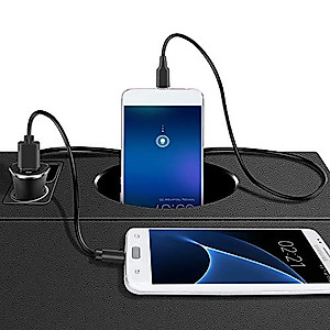 USB Type C Car Charger,Quick Charge 3.4A USB Car Adapter with 3ft Type C Charging Cable for Samsung Galaxy S23 Ultra S22 S21 S20 A10e A20 A50 A51 A52 A70 S10 S9 S8 Plus,Note 20/10,LG G8 G7 V40 V35 V60