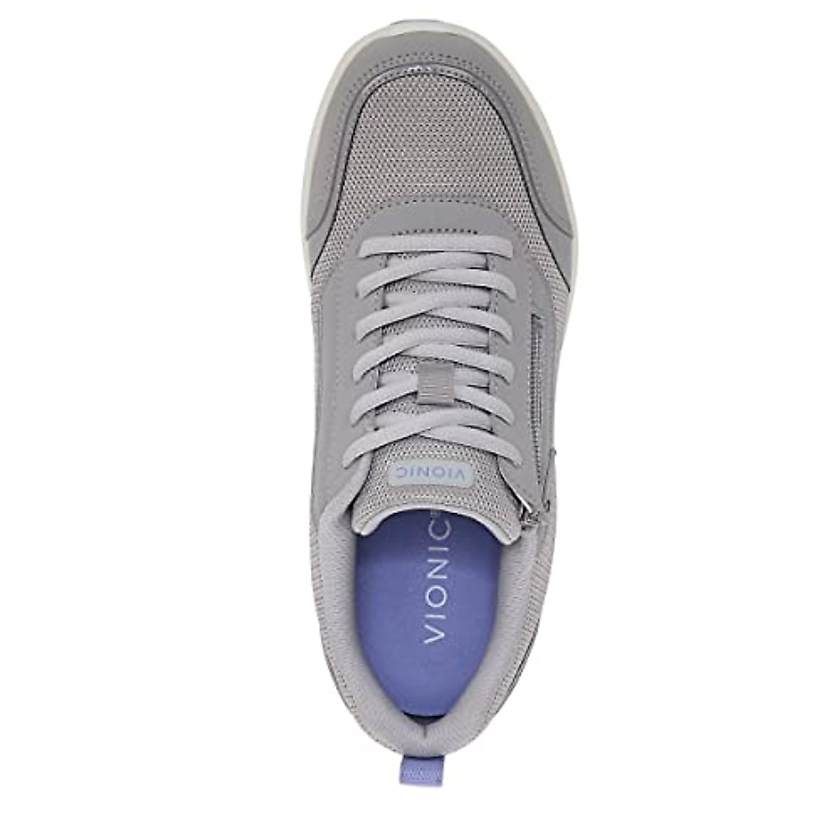 Vionic Women's Agile Cassis Walking Sneaker- Supportive Active Sneaker That Includes an Orthotic Insole and Cushioned Outsole for Arch Support, Light Grey 8 Medium