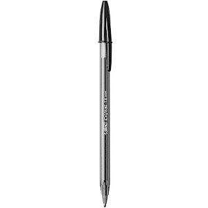 BIC Cristal Xtra Bold Ballpoint Pen, Bold Point (1.6mm) For Vivid And Dramatic Lines, Black, 24-Count