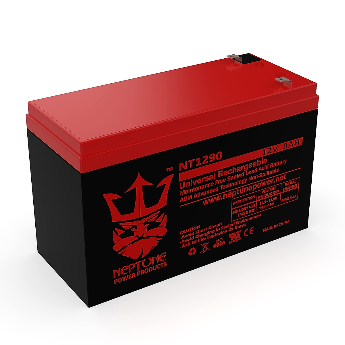 12V 9AH SLA Battery for Razor Pocket Mod/Pocket Rocket/Sport Mod by Neptune - 2 Pack