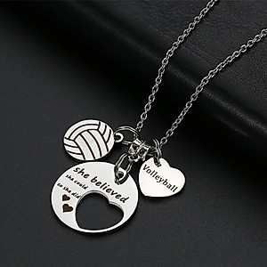 FYXYZ Volleyball Gifts Volleyball Necklace for Women Team Sport Necklace