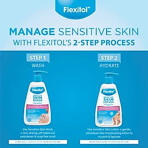 Flexitol Sensitive Skin Lotion, 250 ml, 8.45 Oz