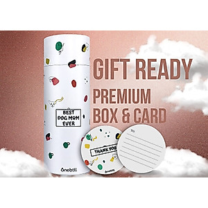 Onebttl Pug Gifts, Dog Lover Gifts, Gifts for Dog Mom, Dog Owner, Women, Girls, Friends, Daughters, Coworkers, 20Oz Skinny Tumbler, Pug Mom, Rose Gold