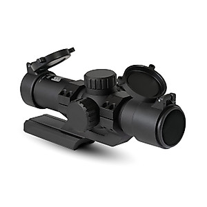 Monstrum Stealth 4x30 Fixed Magnification Scope | Black | MX1 Reticle