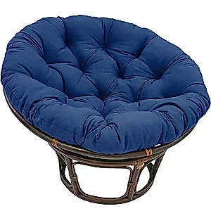 HUHJYUGE Chair Cushion Only 20in, Hanging Baskets Round Chair Cushions, Swing Chair Cushion Outdoor, Egg Seat Pads Thick Plush Overstuffed, for Garden, Balcony and Living Room