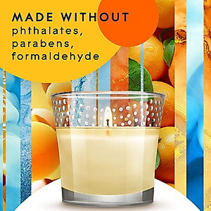 Glade Candle Jar, Air Freshener, Coastal Sunshine Citrus, 3.4 oz, 2 Count