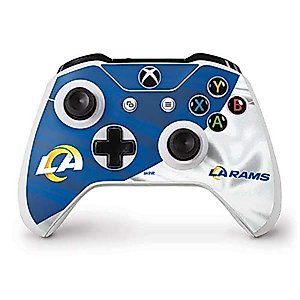 Skinit Decal Gaming Skin compatible with Xbox One S Controller - Officially Licensed NFL Los Angeles Rams Flag Design