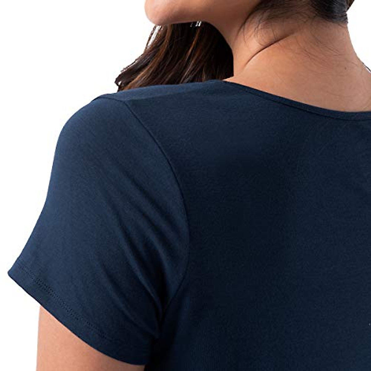 Fruit of the Loom Women's Plus Size Super Soft and Breathable Sleep Shirt, Midnight Blue, 5X