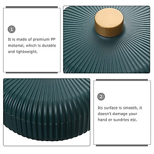 Luxshiny Box Light Luxury Fruit Plate Candy Container Snack Holder Dried Fruit Container Candy Storage Case Nut Dried Fruit Plate Dinner Plate Divider Household Products Pp