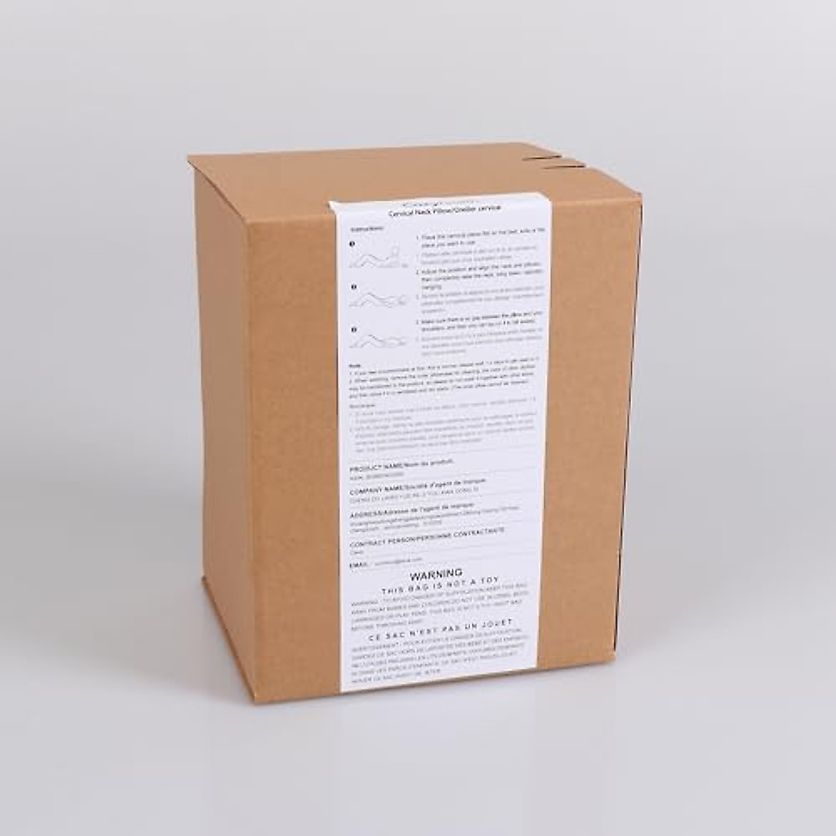 Cervical Neck Pillows for Pain Relief Sleeping, Memory Foam Neck Bolster Pillow for Stiff Pain Relief, Neck Support Pillow Neck Roll Pillow for Bed Pillow (Dark Gray)