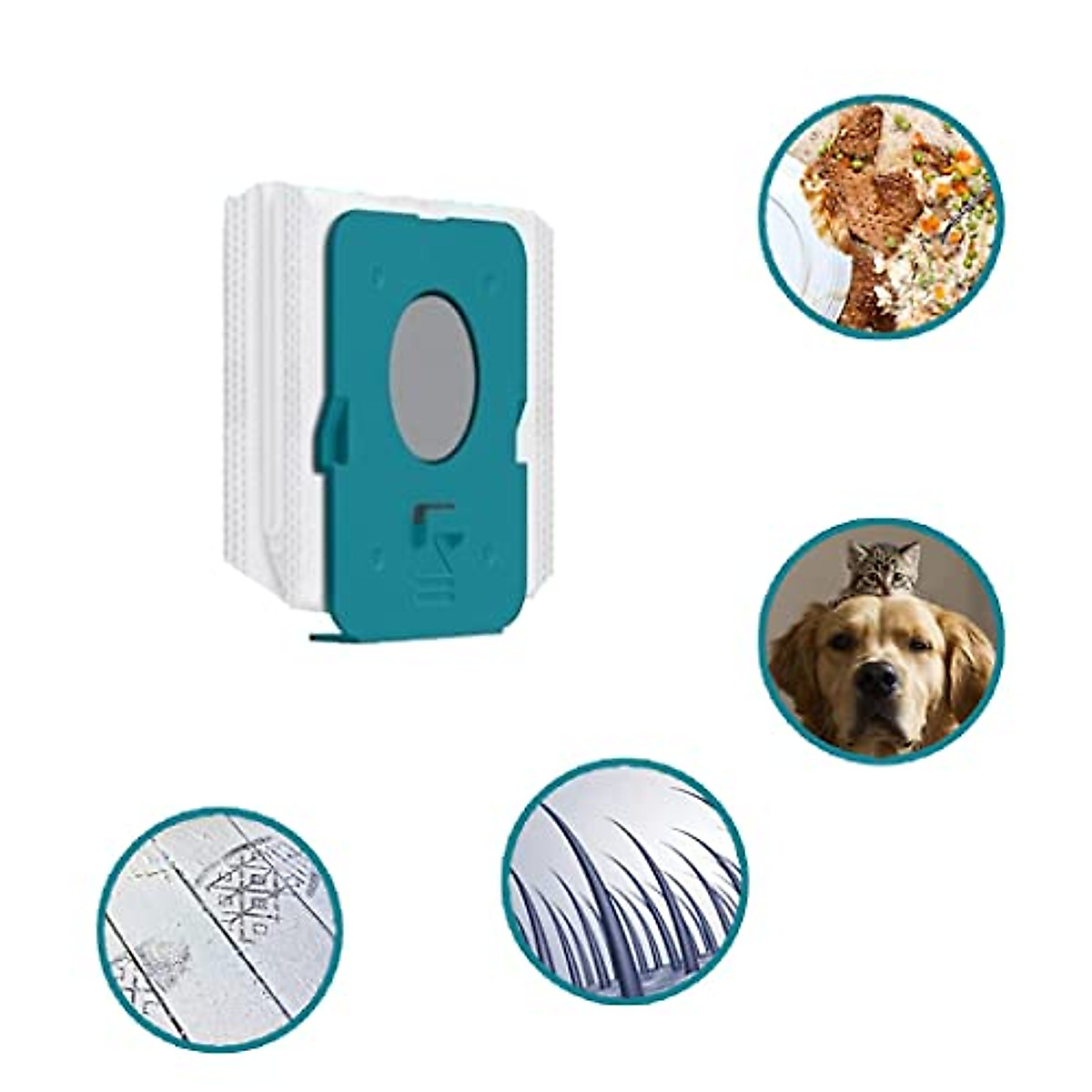 Moupaa 10 Pack Clean Station Dust Bag Replacement for Samsung VCA-ADB95 Bespoke Jet Cordless Stick Vacuum Accessories Parts (25cm/9.8in)